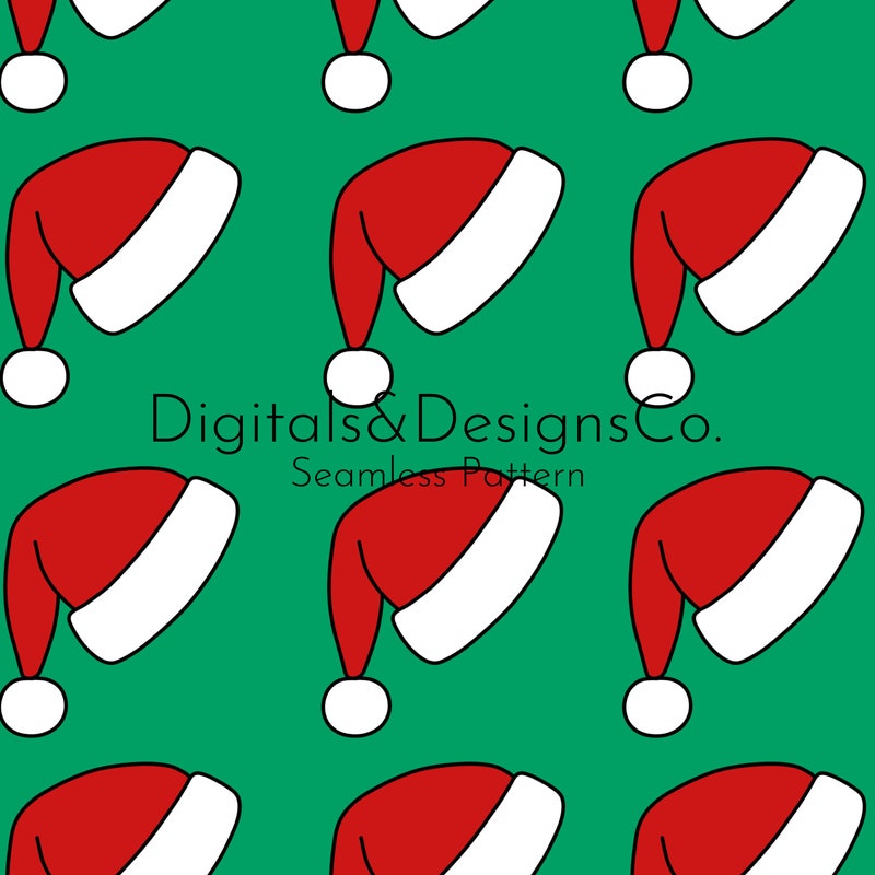 Santa Hats Pattern - Etsy