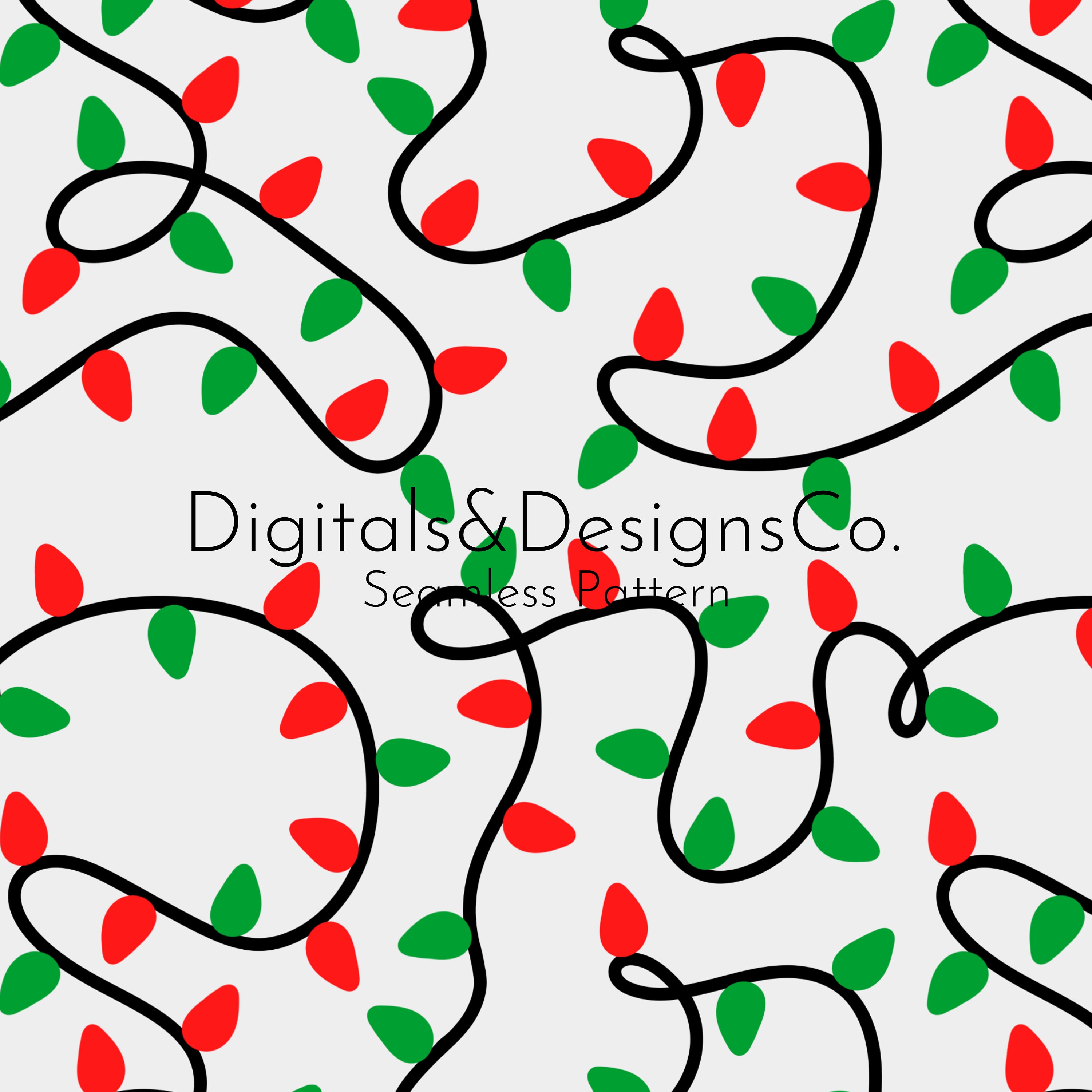 Seamless Christmas Digital Pattern | Continuous Repeat Pattern ...