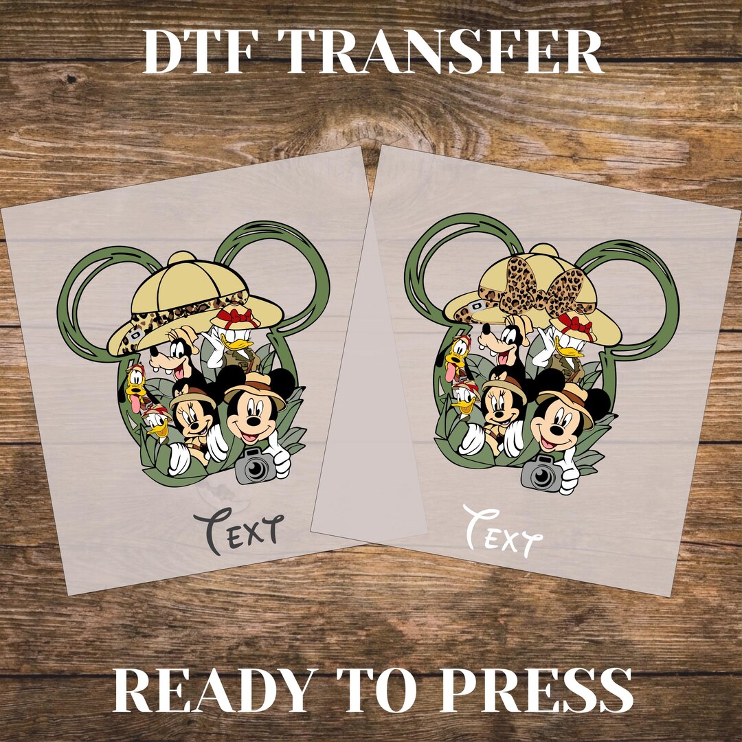 Disney Animal Kingdom Safari Ready to Press DTF, Disney Safari Heat ...