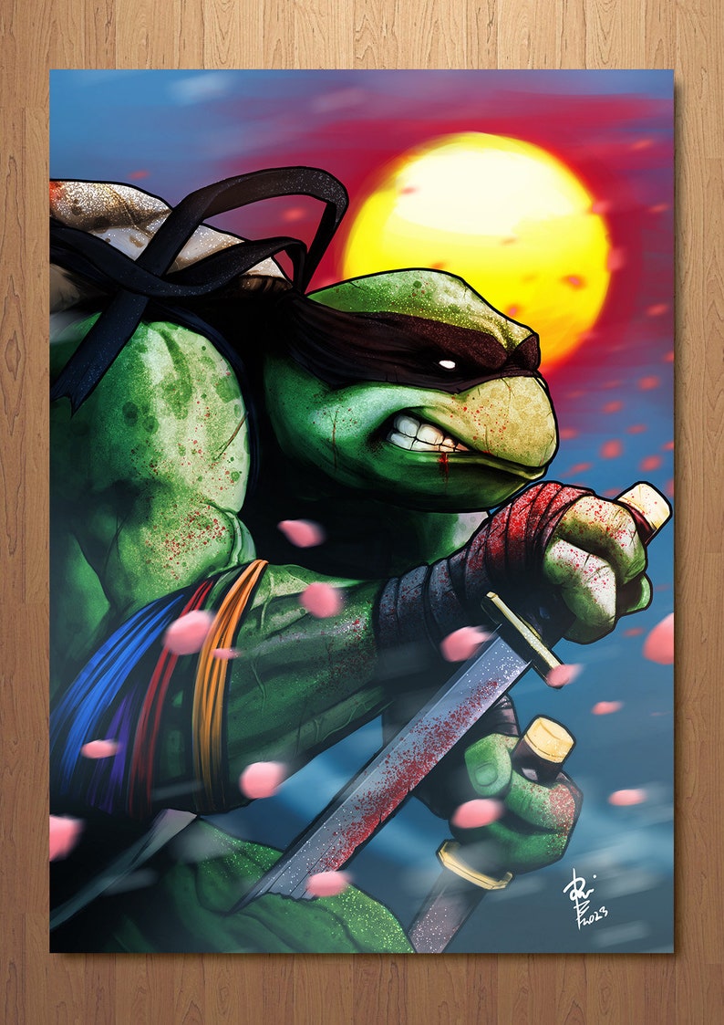 The Last Ronin TMNT A3 Art Print - Etsy