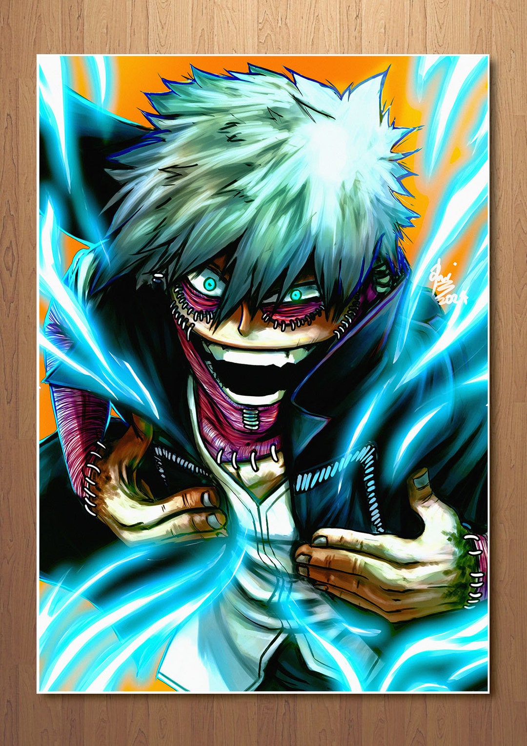 Dabi My Hero Academia A3 Art Print - Etsy