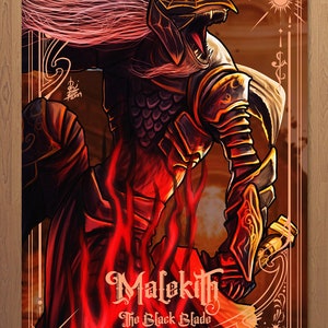 Malekith Elden Ring FOIL A3 Art Print 11.7 X 16.5 Inches - Etsy