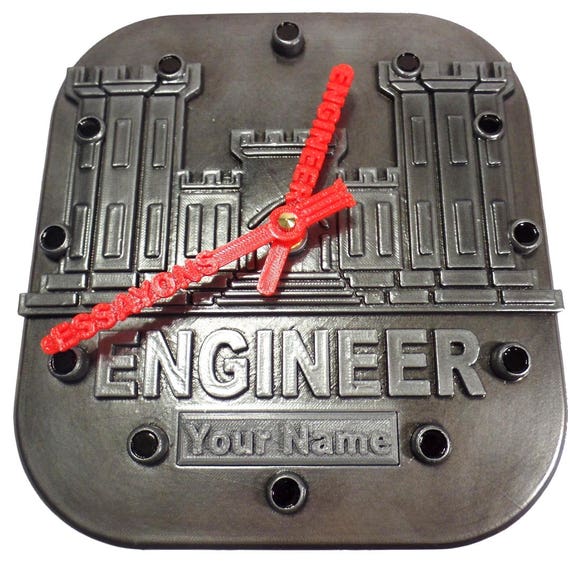 Engineer Corps Wall Clock | Etsy