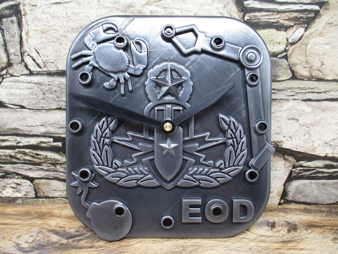 EOD Master Badge Wall Clock - Etsy