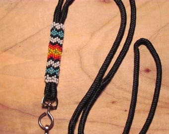 Native american beaded lanyard | Etsy