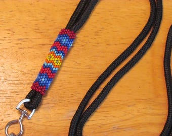 Native american beaded lanyard | Etsy