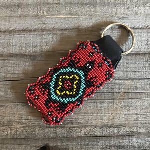Native American Beaded Keychain Beaded Keyring Beaded Turtle© - Etsy