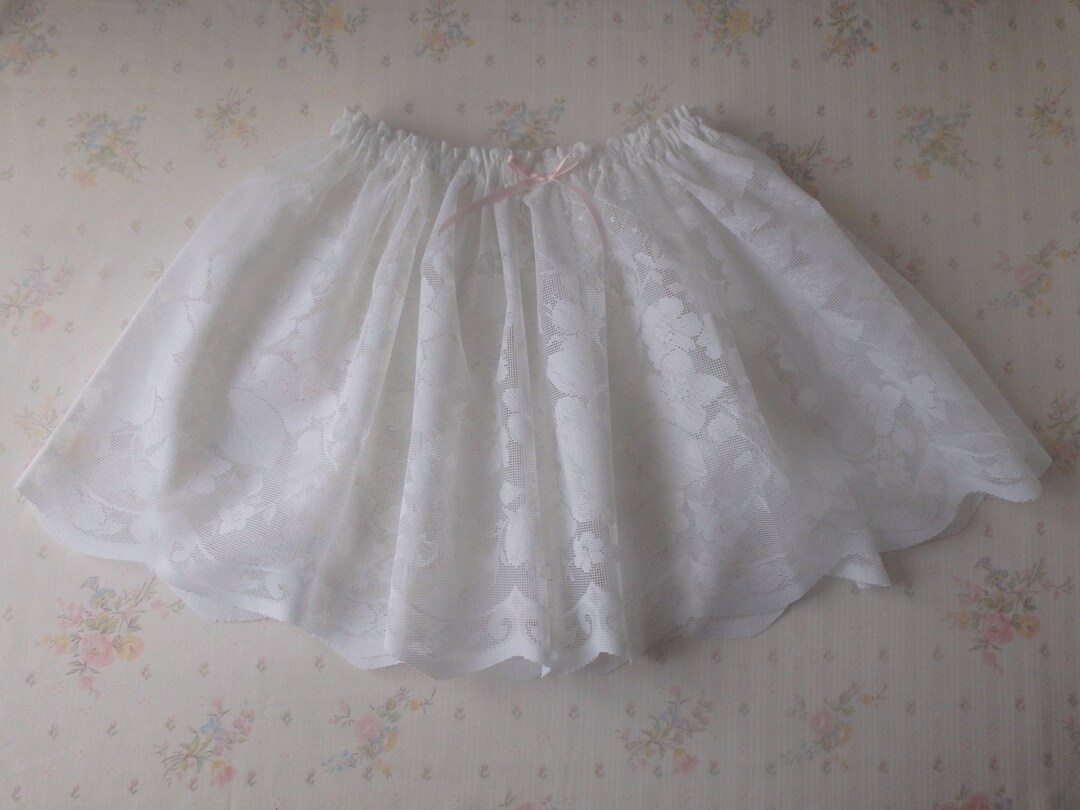 Lace Princess Mini Skirt With Elastic Waist - Etsy