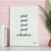 Good Good Good Good Vibrations PRINT With White Background - Etsy