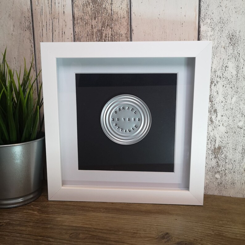 Tin 10 Year Anniversary Frame Framed Gift 10th Anniversary - Etsy UK