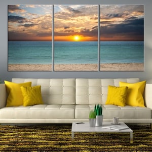 Xlarge Sunset Canvas Print, Extra Large Wall Art, Sunset Wall Art ...