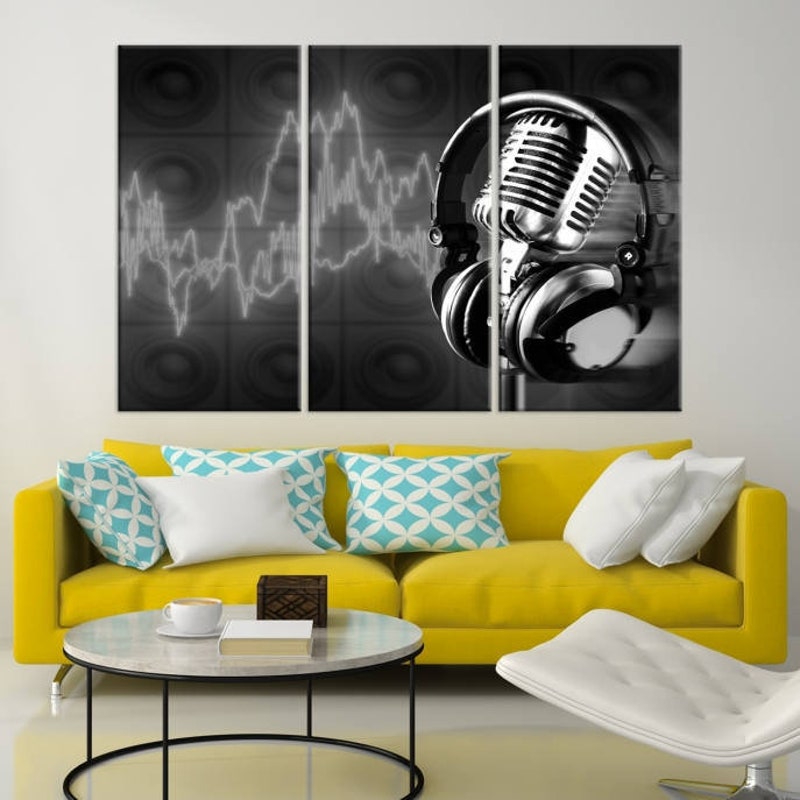 Microphone Art - Etsy