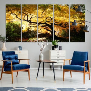 Japanese Maple Tree Wall Art Print Maple Tree Art Print Autumn - Etsy