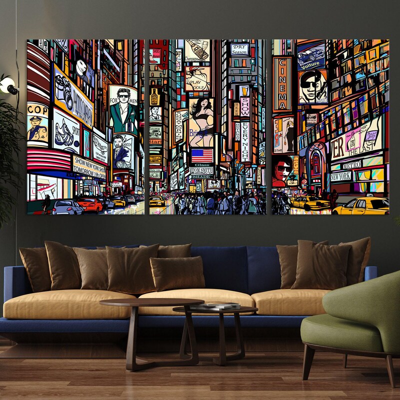 Nyc Abstract Art - Etsy