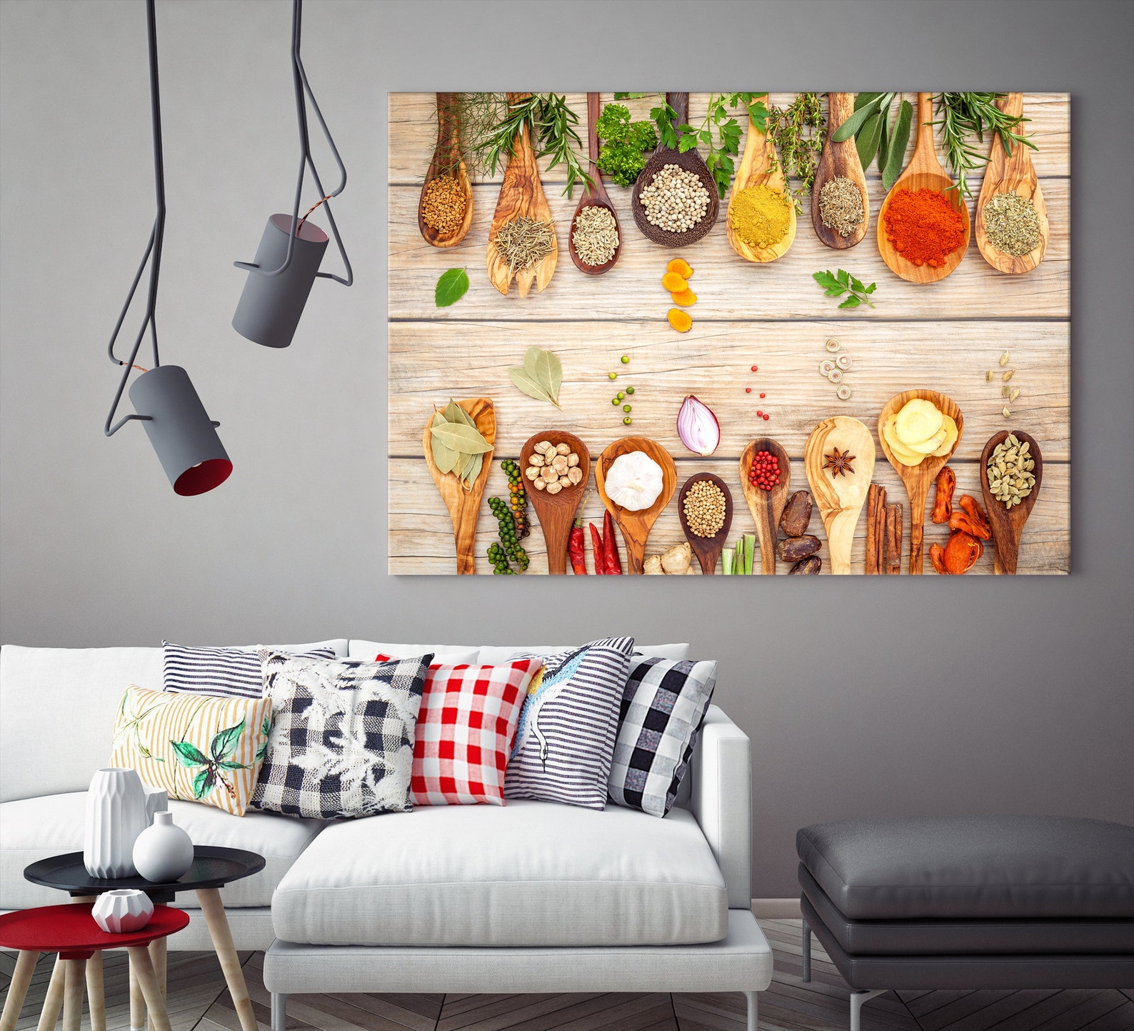 Modern Kitchen Wall Art Large Canvas Print Extra Large - Etsy