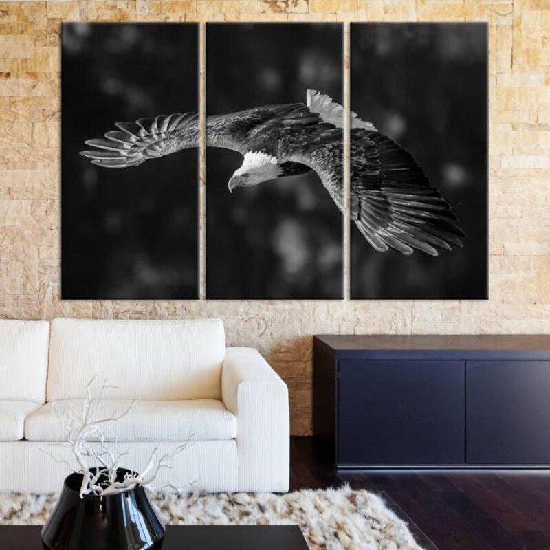 Flying Eagle Canvas - Etsy