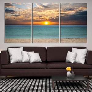 Xlarge Sunset Canvas Print, Extra Large Wall Art, Sunset Wall Art ...