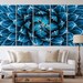 Large Agave Canvas Print Turquoise Artwork Turquoise Wall - Etsy