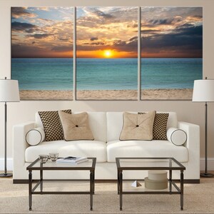 Xlarge Sunset Canvas Print, Extra Large Wall Art, Sunset Wall Art ...