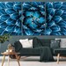 Large Agave Canvas Print Turquoise Artwork Turquoise Wall - Etsy