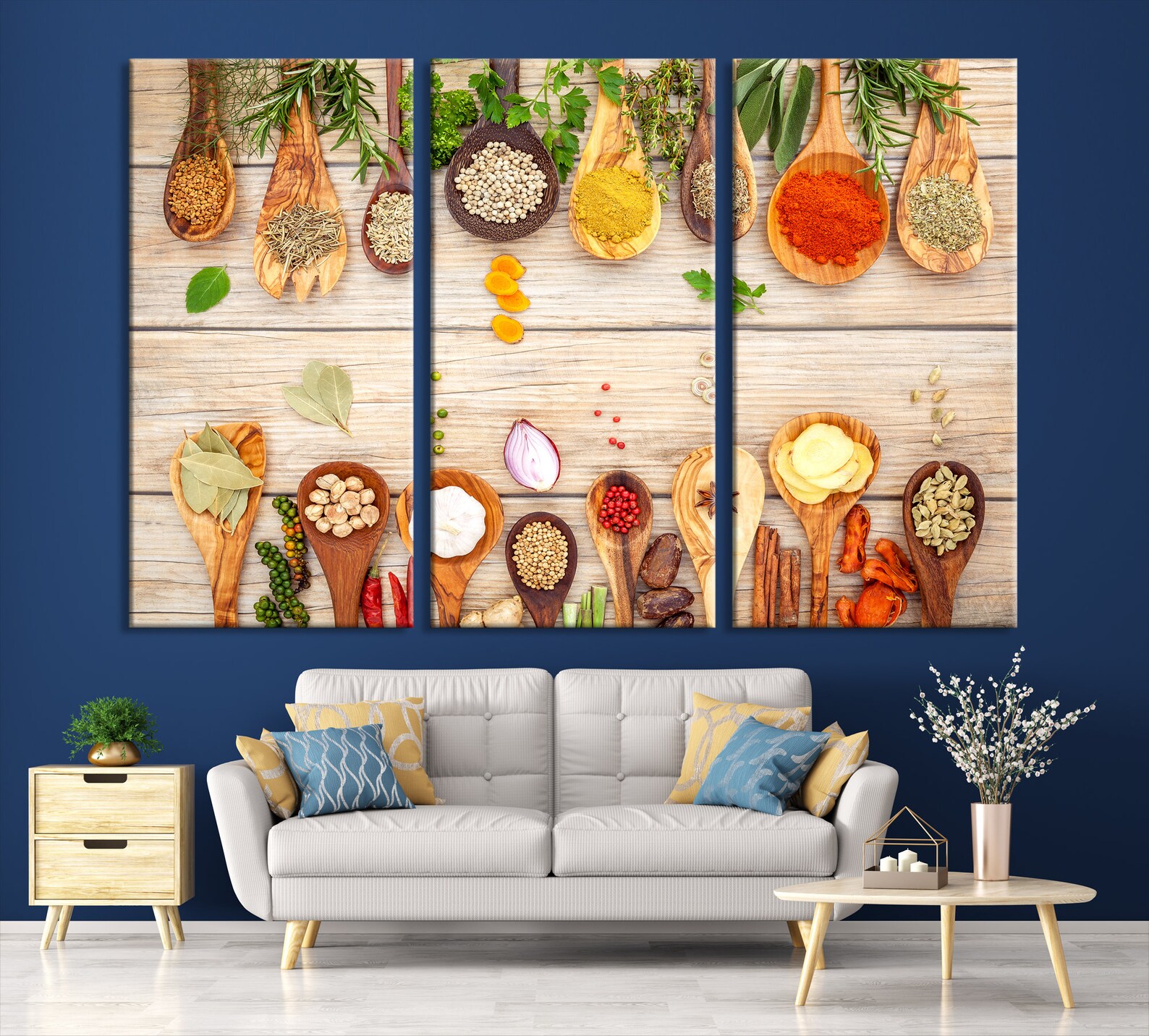 Modern Kitchen Wall Art Large Canvas Print Extra Large - Etsy