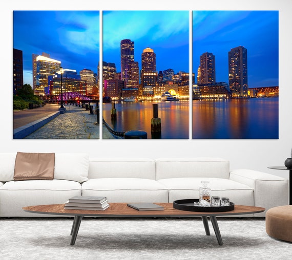 Boston Skyline Wall Art