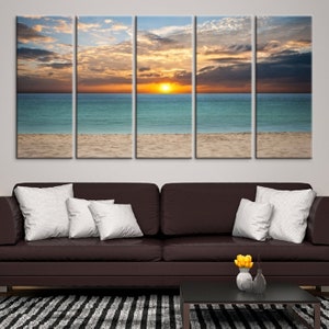Xlarge Sunset Canvas Print, Extra Large Wall Art, Sunset Wall Art ...