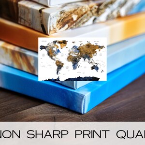 Abstract Blue Tree Painting Wall Art Canvas Print Framed Set of 3 Wall ...