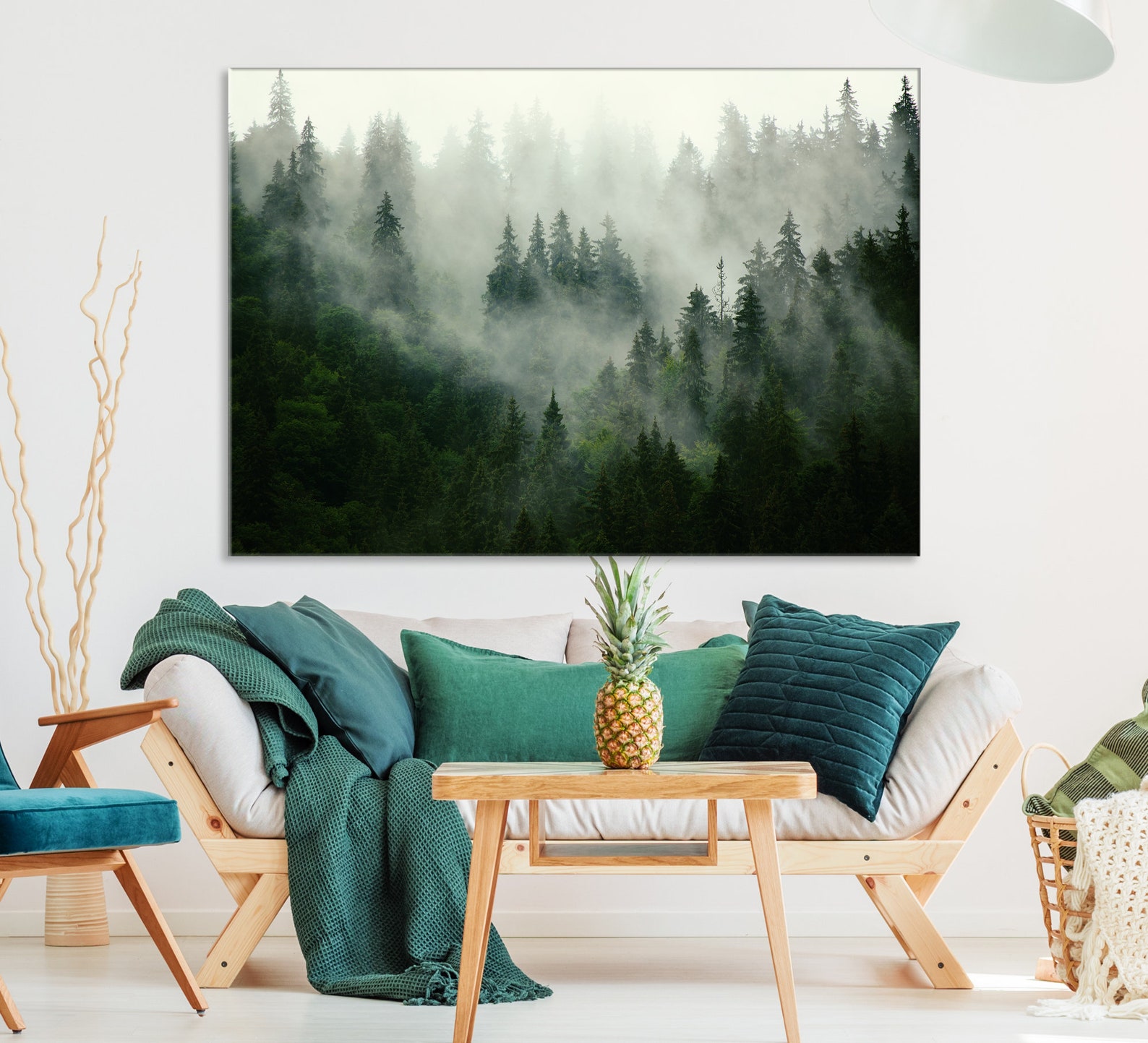 Extra Large Forest Wall Art Print Forest Nature Canvas Print - Etsy