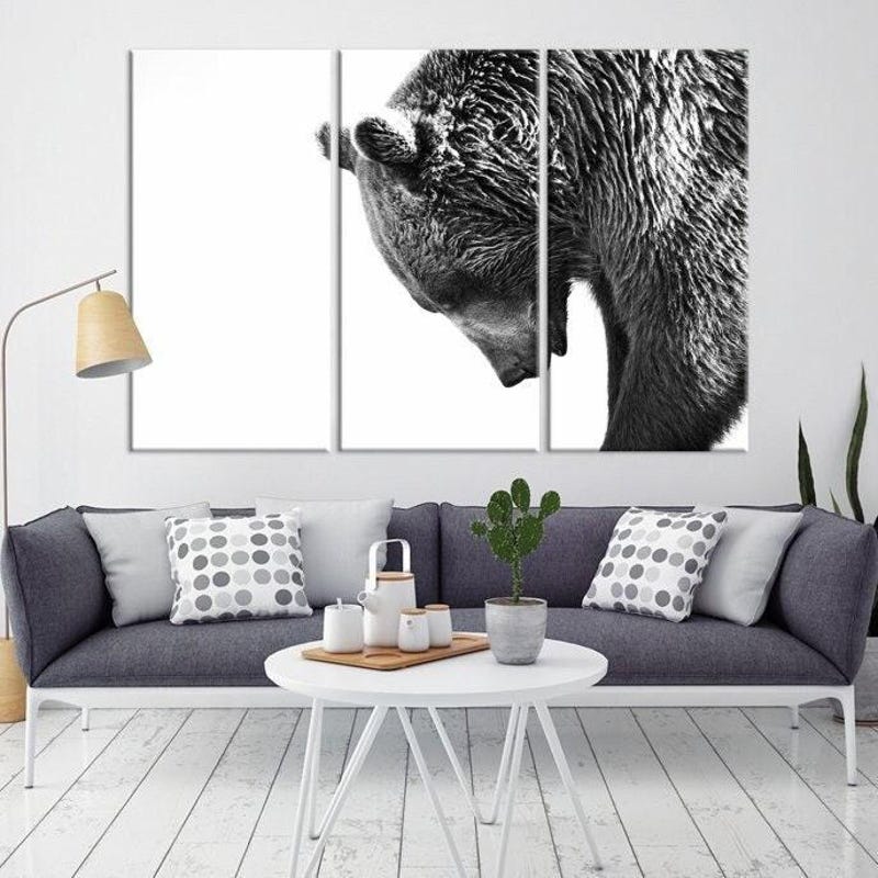 Bear Print - Etsy