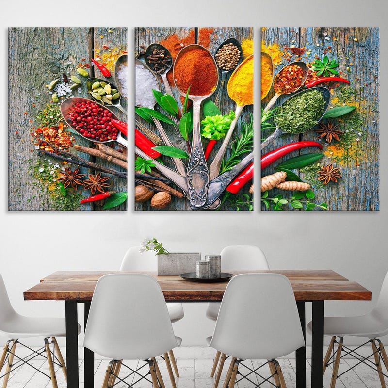 Spices Wall Art - Etsy