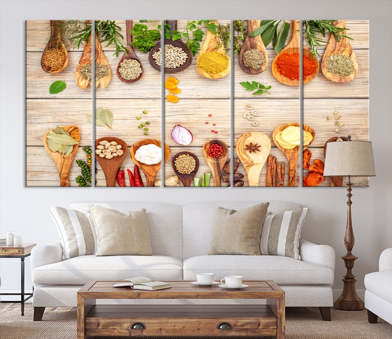 Modern Kitchen Wall Art Large Canvas Print Extra Large - Etsy