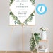 Modern Geometric Welcome Sign Template, Wedding or Engagement Party ...
