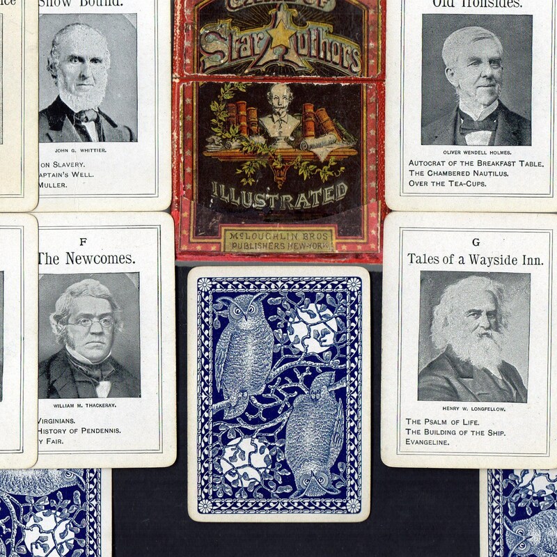 Authors Card Game - Etsy