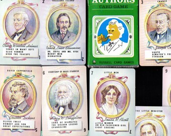 Authors Card Game - Etsy