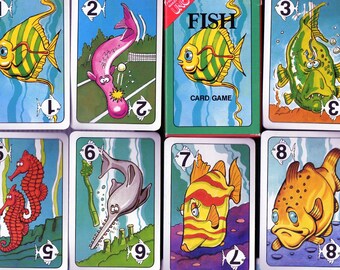 Vintage BABAR and Friends Go Fish Card Game by Great American - Etsy