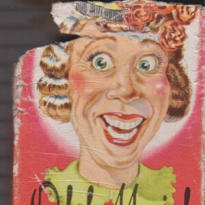 Vintage OLD MAID Card GAME Complete Wacky Witch,penguin Look Gusto ...