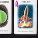 Vintage SPACE RACE Card GAME Complete Flight to Planets,moon,rockets ...