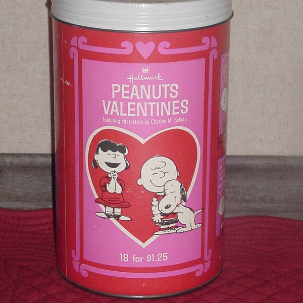Vintage Snoopy Tin - Etsy