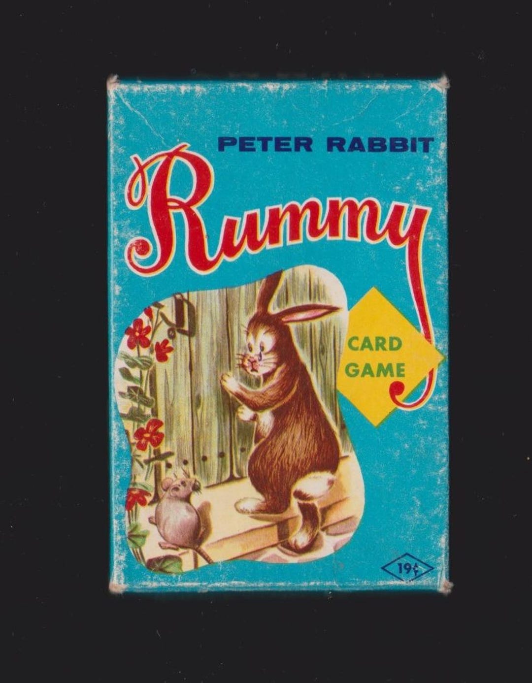 Vintage PETER RABBIT RUMMY Card Game Anthropomorphic Bunny Characters ...