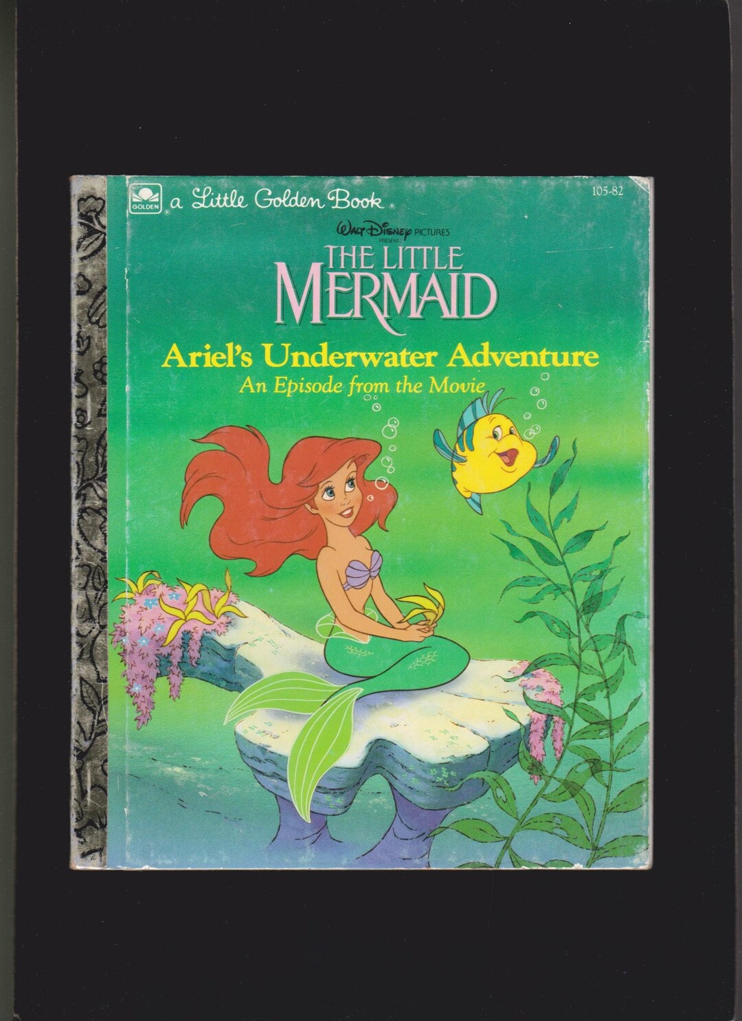 Vintage Golden Book Disney's the LITTLE MERMAID ARIEL'S Underwater ...
