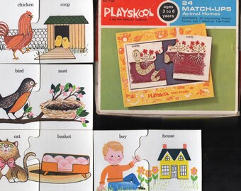 Interlocking Animal Puzzles - Etsy