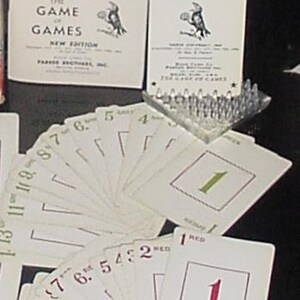 Vintage ROOK Game in Art Deco Box Complete W All NUMBER CARDS ...