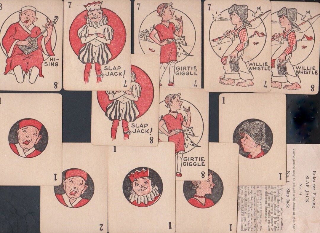 Vintage SLAP JACK Game INCOMPLETE Willie Whistle Boy Fisherman,hi Sing ...