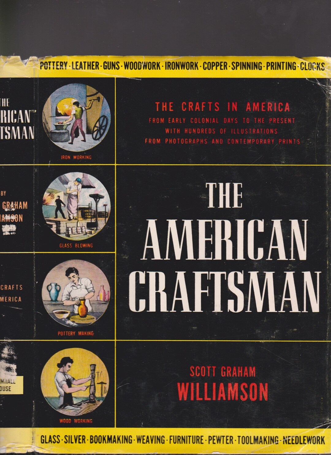 Vintage Book AMERICAN CRAFTSMAN Pottery,leather,woodwork,ironwork ...