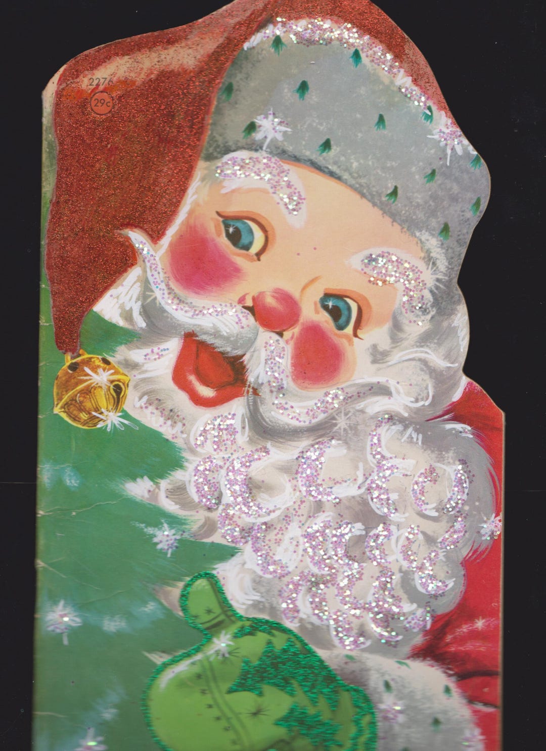 Vintage Children's Book NIGHT Before CHRISTMAS W Altered,glittered ...
