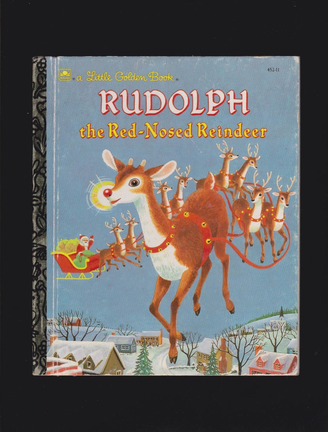 Vintage Little Golden Book RUDOLPH the Red NOSED REINDEER Christmas ...