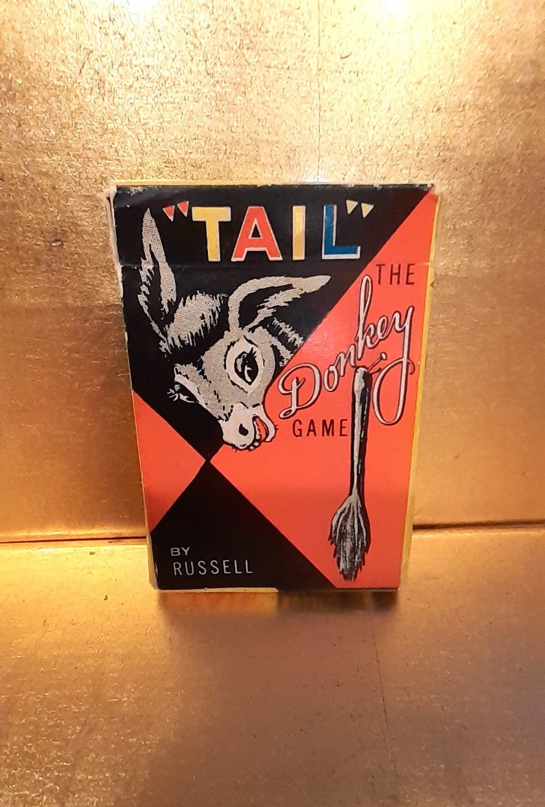 Vintage TAIL THE DONKEY Card Game Comlete Cute Animal Illustration ...