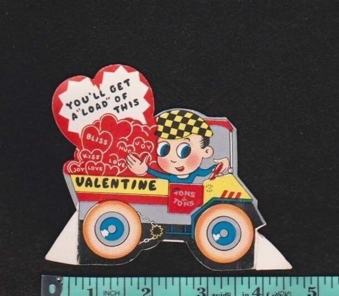 Vintage Original Card You'll Get A LOAD of This Valentine Silver DUMP ...