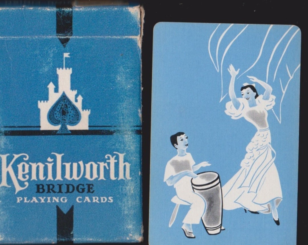 Vintage Playing Card Deck SALSA DANCER & DRUMMER W African Drum on ...